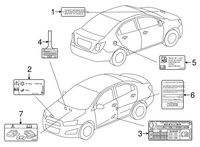 95351300 Label - New OEM Part From GM Parts Direct | GM Parts Store