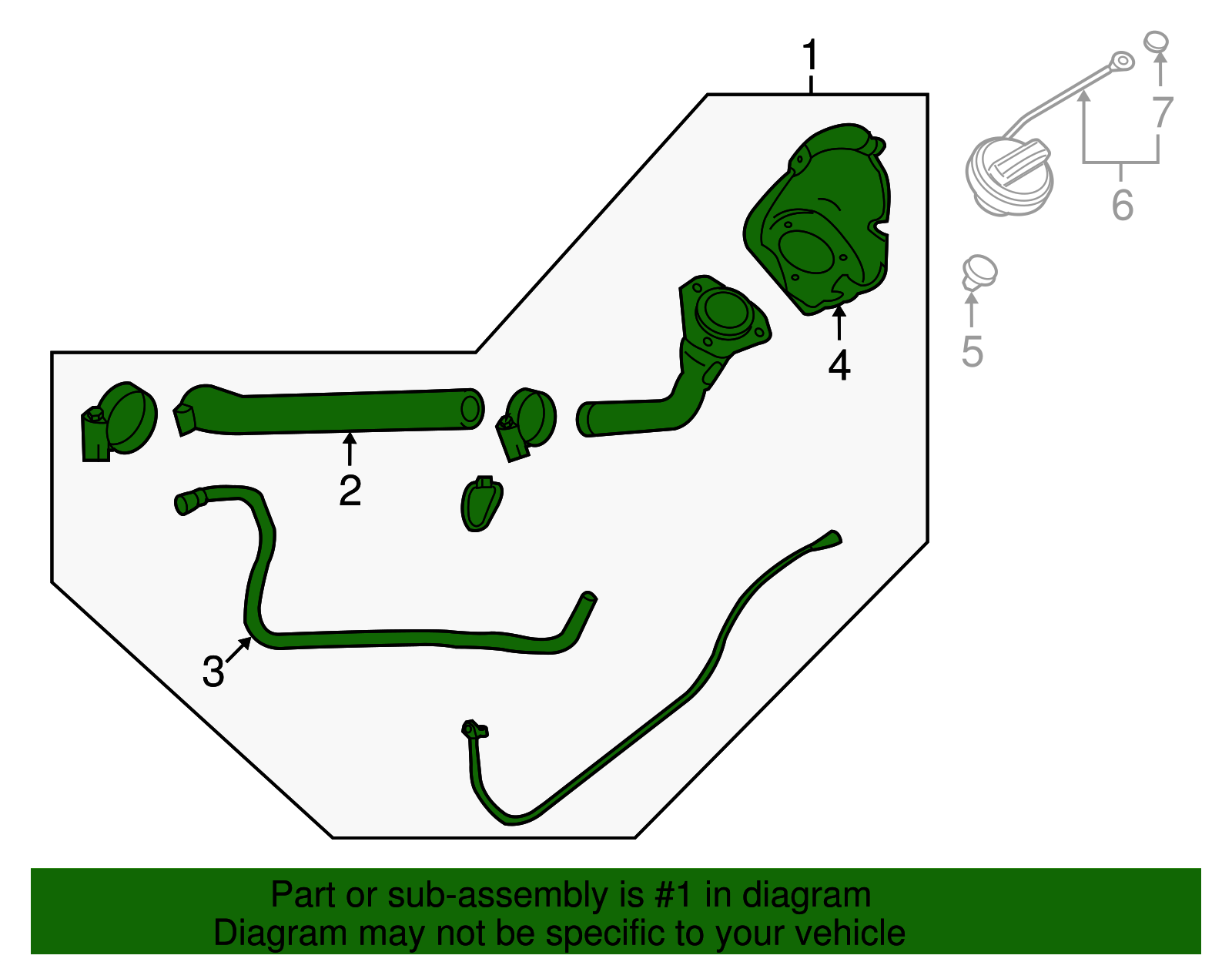 2017-2018 GM Fuel Tank Filler Pipe 84766924 GM | GMPartsDirect.com