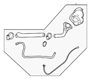 2017-2019 GM Fuel Tank Filler Pipe 84695986 GM | GMPartsDirect.com
