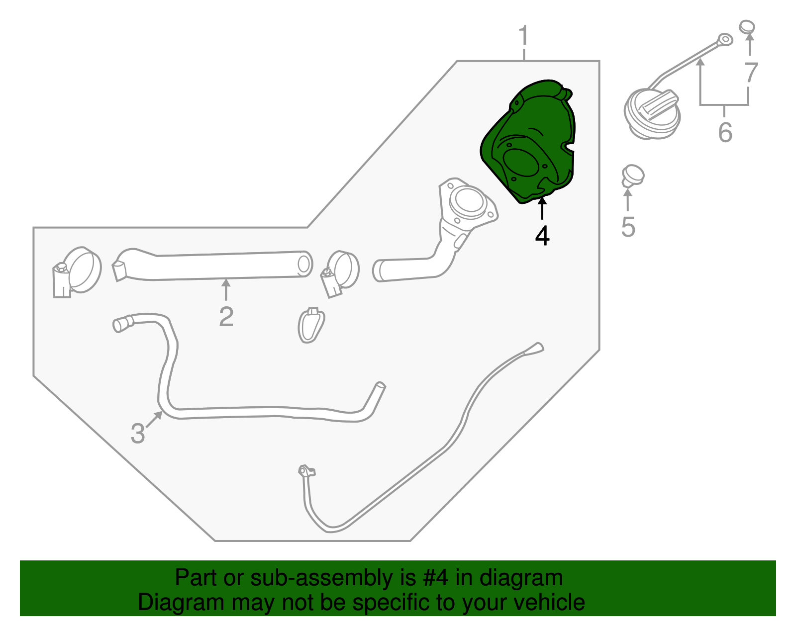 2014-2018 Chevrolet Silverado 1500 Fuel Filler Housing and Retainers ...