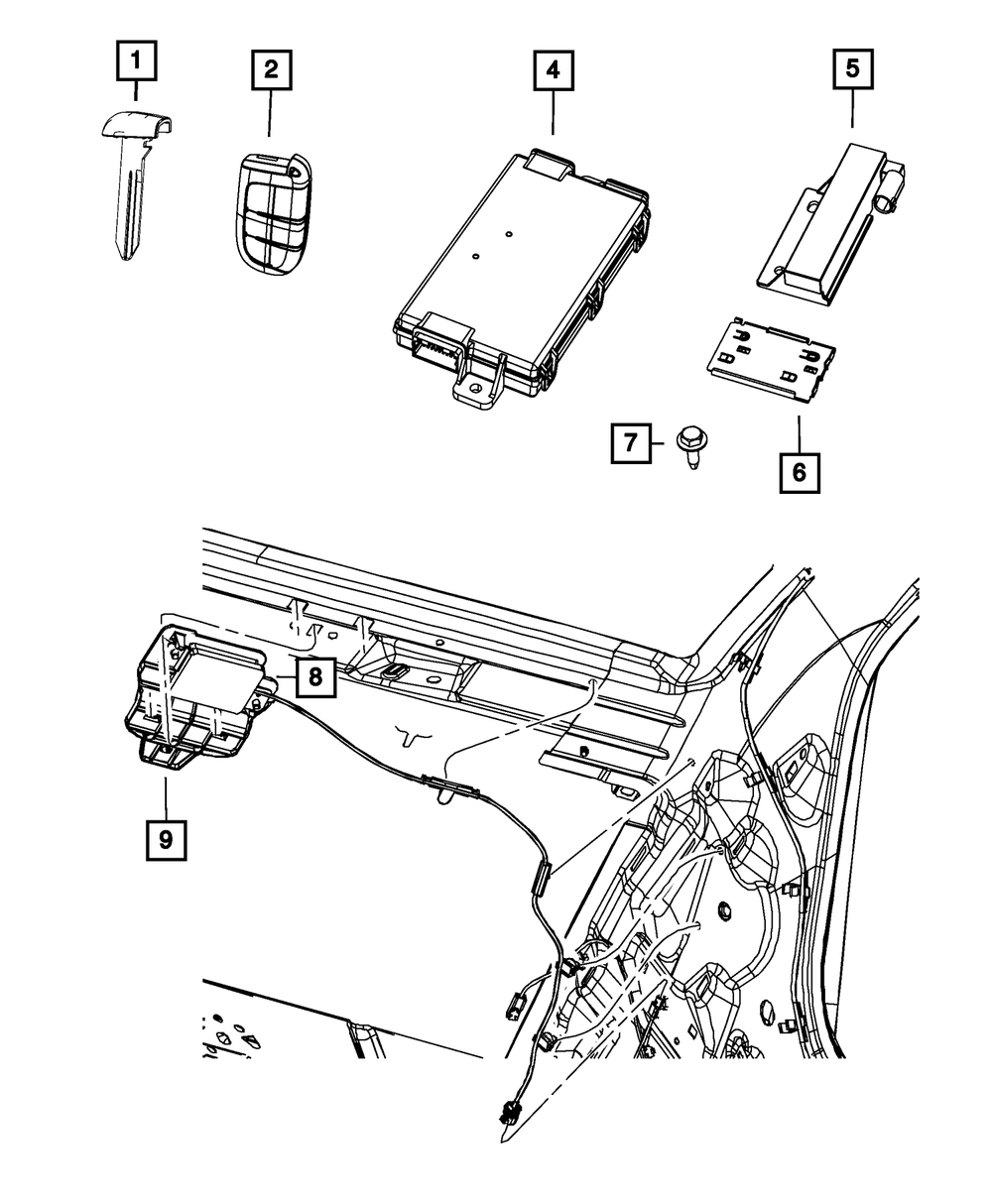 OEM Mopar Hub Receiver For 2014-2016 Mopar - Part No. 68214570AD | Karl ...