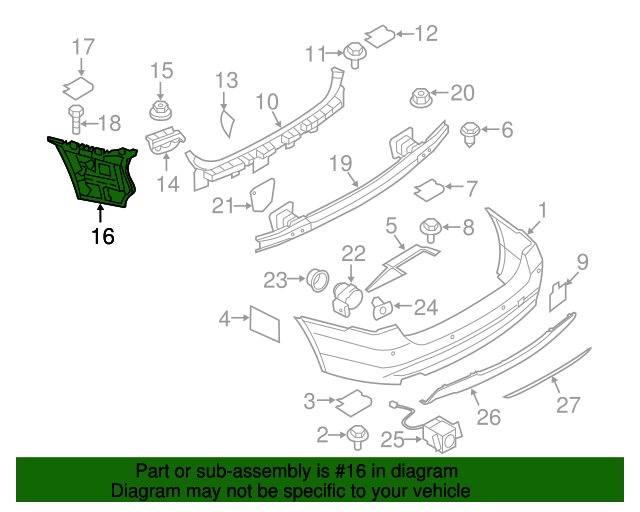 Genuine BMW 51-12-7-906-505 | Outer Support | FREE Shipping on Most ...