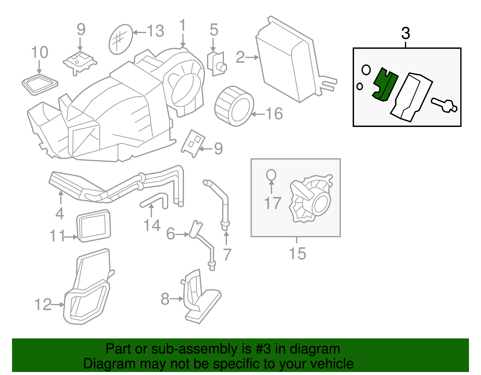 Genuine OEM Ford Part - A/C Expansion Valve 7L1Z-19849-B | Genuine OEM ...