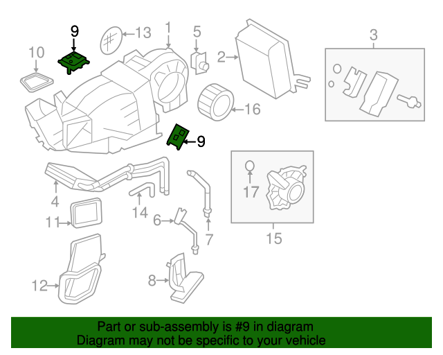 2007-2014 Lincoln Navigator Motor Assembly 1L2Z-19E616-AA | OEM Parts ...