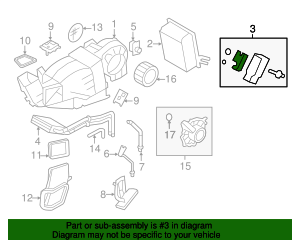 2007-2017 Ford A/C Expansion Valve 7L1Z-19849-B | Ford OEM Parts Outlet