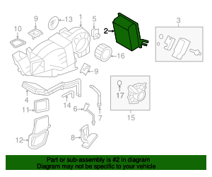2005-2017 Ford Evaporator Core 5L1Z-19860-CA | OEM Parts Online