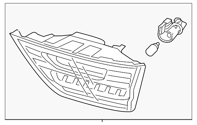 92403-F6020 - Backup Lamp Assembly 2017-2019 Kia Cadenza | Kia.Parts Store