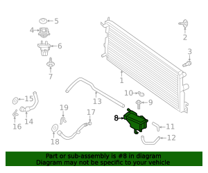 2017-2019 Ford Expansion Tank HC3Z-8A080-B | GetOEMParts.com