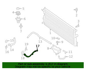 Hose - Overflow HC3Z-8A365-B | TascaParts.com