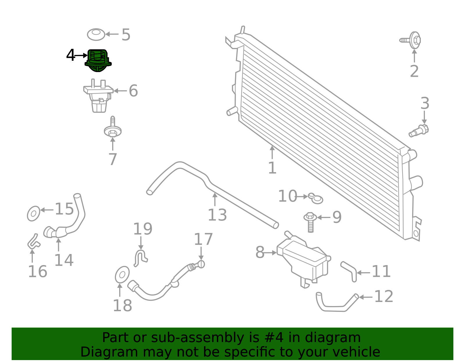 HC3Z-8575-B - Thermostat 2018-2022 Ford | Ford OEM Parts Direct