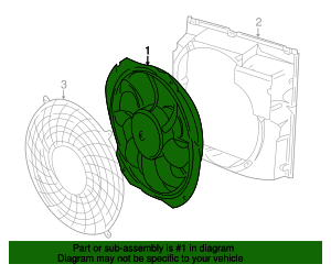 Genuine BMW 64-54-6-905-617 | Fan Assembly | FREE Shipping on Most ...
