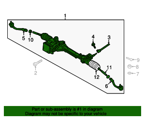 2018-2020 Genesis G80 Gear Linkage Assembly Mdps 57700-B1205 | OEM ...