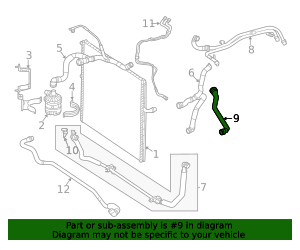 167-501-40-02 - Coolant Hose 2020-2023 Mercedes-Benz | Mercedes-Benz ...