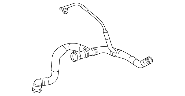 2020 Mercedes-Benz Inter-Cooler Hose 167-501-77-03 | MB OEM Parts