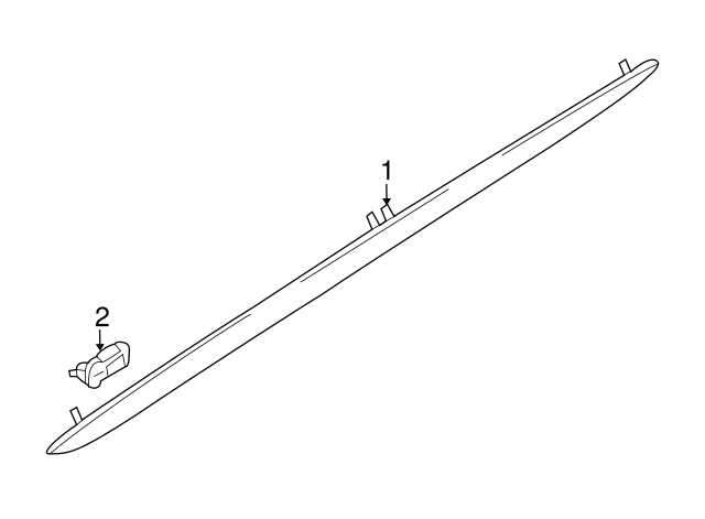 2017-2019 Audi Rocker Molding 8W0-853-932-GRU | OEM Parts Online