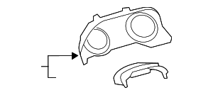 2018-2022 Toyota Camry Instrument Cluster Bezel 55410-06190 | OEM Parts ...
