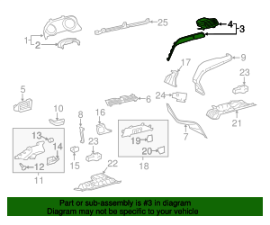 55670-06790 - Finish Molding - 2021-2024 Toyota Camry | OEM Genuine ...