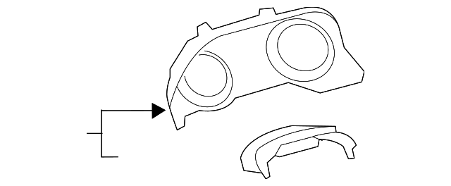2018-2022 Toyota Camry Instrument Cluster Bezel 55410-06190 | OEM Parts ...