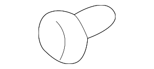 1998-2011 Cadillac Side Door Water Deflector Retainer 25646858 GM ...