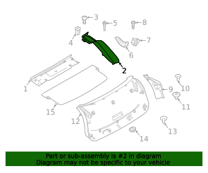 51497491239 - 2019-2022 BMW X4 Side Gate Trim (51-49-7-491-239) | BMW ...