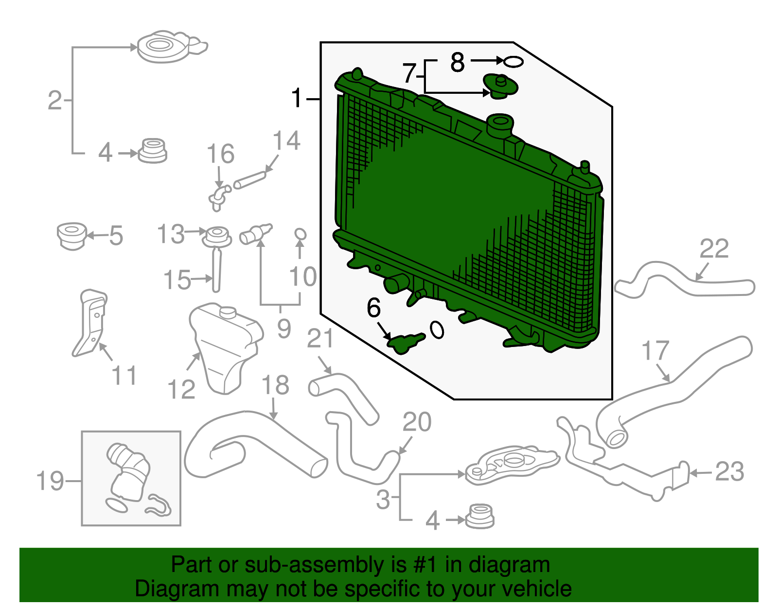 57110-TS9-A43 - 2014-2015 Honda Civic - Modulator Assembly- Vsa ...