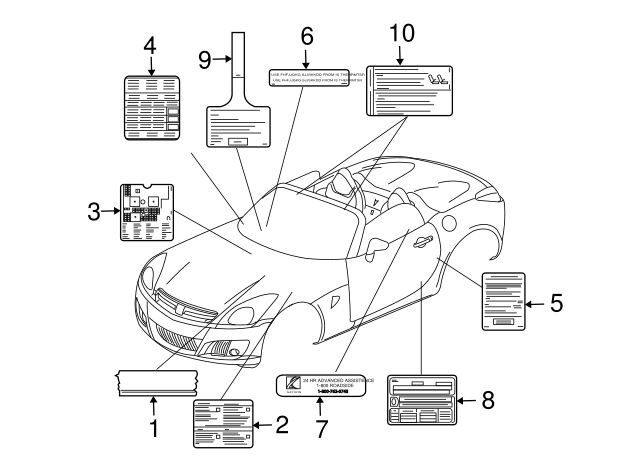 2000-2023 GM Emission Control Information Label 19354745 | GM Parts Center