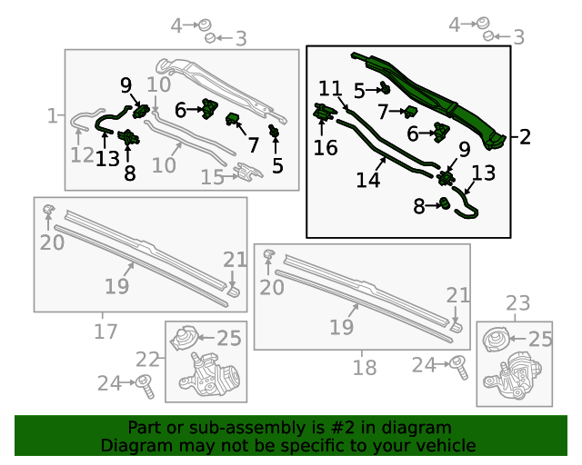 76600-TRT-A04 - Arm Wsw - Honda Factory Parts