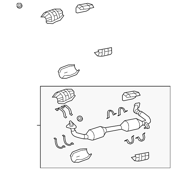 2007-2018 Toyota Tundra Front Pipe 17450-0S190 | Toyota Parts Center