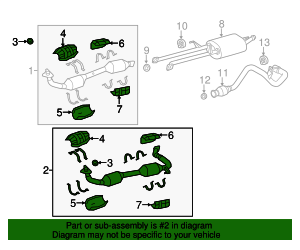 17450-0S110 - Front Pipe - 2018-2021 Toyota Tundra | DiscMonster