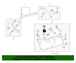 67766-10010-C1 - Access Cover - 2018-2021 Toyota C-HR | Sparks Parts