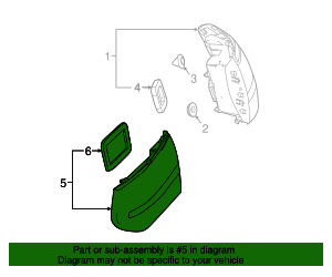 213-906-96-00 - Back Up Light Assembly 2017-2020 Mercedes-Benz ...