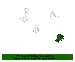 2007-2009 Hyundai Santa Fe Trans Mount Bracket 21830-2B650 | OEM Parts ...