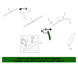 2010-2014 Subaru Applique 63563AJ02A | Subaru Parts Store