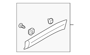 2010-2013 Subaru Outback Lower Molding 91112AJ28B | Subaru Parts Store