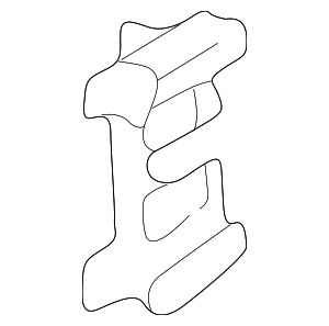 51111970389 - 1991-2003 BMW Bumper Cover Holder (51-11-1-970-389) | BMW ...