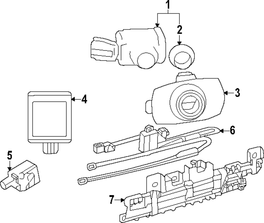 2024-2025 Toyota Grand Highlander Motion Sensor 891B0-0E060 | Toyota ...