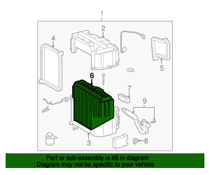 1995-2004 Toyota Tacoma Evaporator Core 88501-04030 | OEM Parts Online
