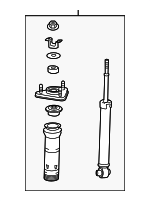 48530-80756 - Shock Absorber 2013-2015 Lexus | Lexus Parts Outlet
