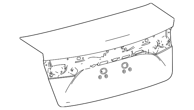 64401-62030 - Trunk Lid - 2016-2020 Toyota Mirai | OEM Genuine Toyota Parts