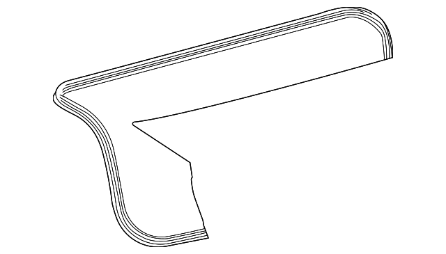 64461-62010 - Weather-Strip On Body - 2016-2020 Toyota Mirai | OEM ...