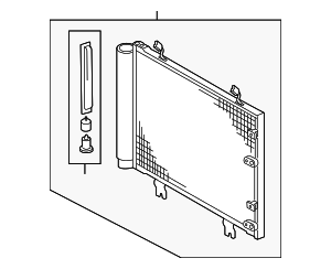 Lexus OEM Condenser Assembly Part# 88460-53030 | OEM Vehicle Parts