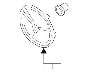 2016-2021 Mazda Ornament D10J-51-730 | RealMazdaParts.com