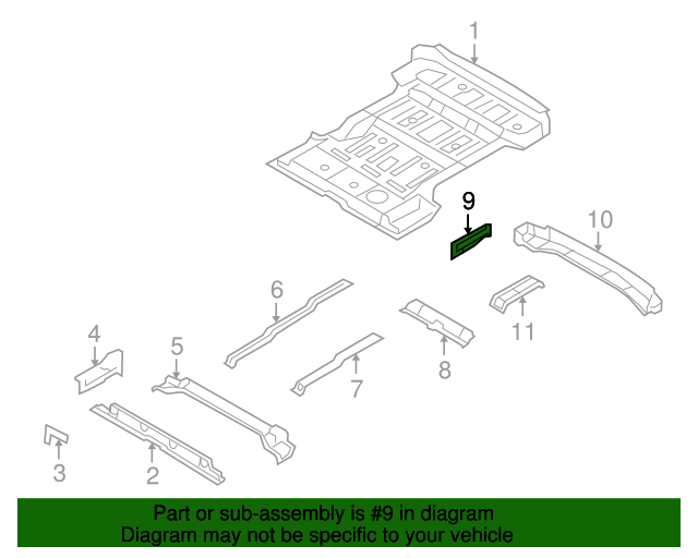 65545-2J100 - Corner Panel 2009 Kia Borrego | Kia.Parts Store