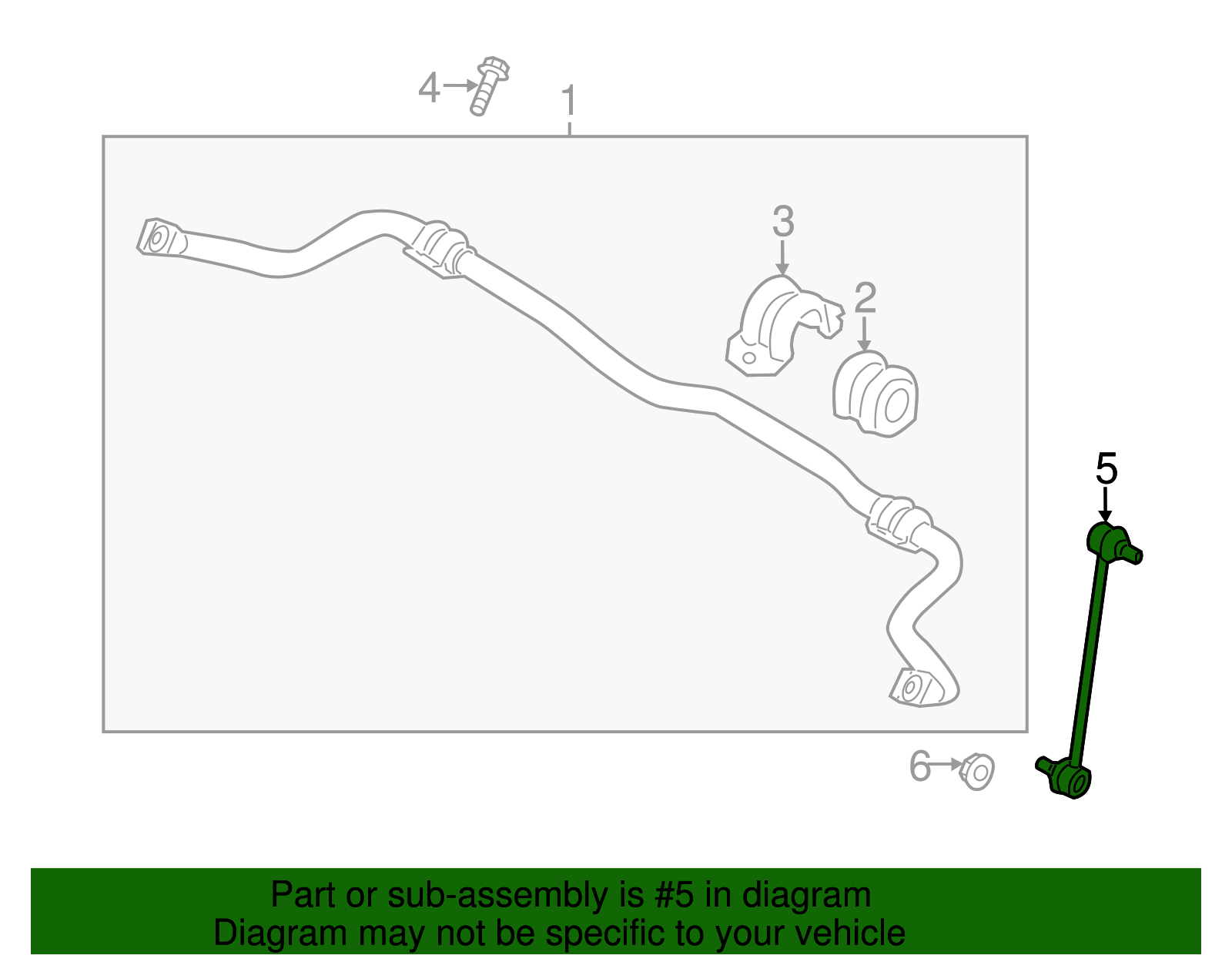 54830-D9000 - Stabilizer Link 2017-2022 Kia Sportage | Kia.Parts Store