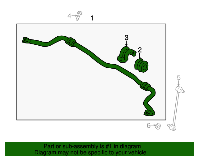 2017-2020 Kia Sportage Stabilizer Bar 54810-D3000 | TascaParts.com