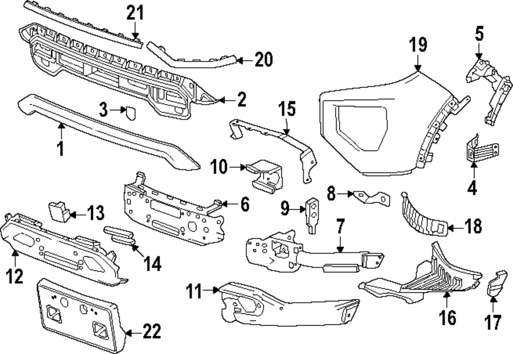 2024-2025 GMC Canyon Filler 86567317 | TascaParts.com