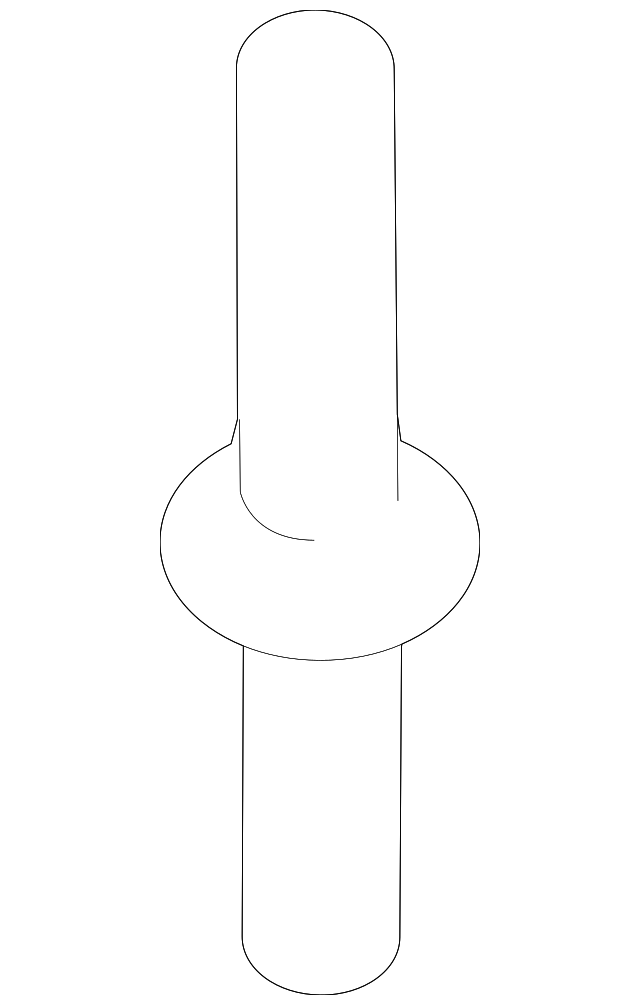 Genuine OEM Ford Part - License Bracket Rivet N811018-S100 | Genuine ...