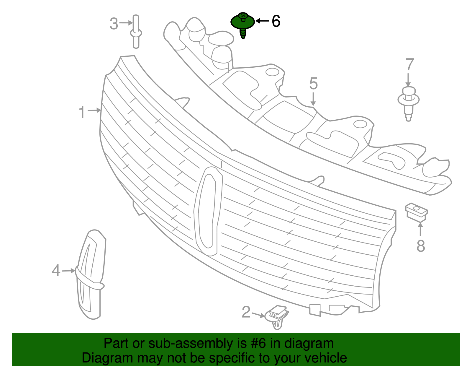 2007-2017 Ford Sight Shield Retainer N804837-S | OEM Parts Online