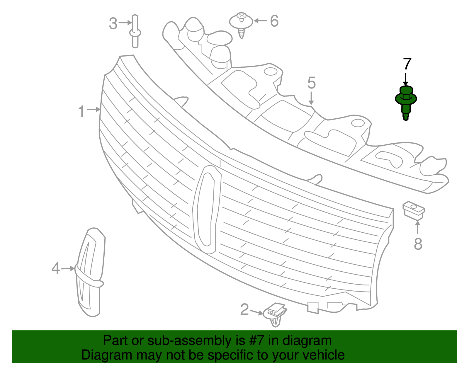 2007-2014 Ford Bumper Screw W712336-S437 | Ford OEM Parts Outlet