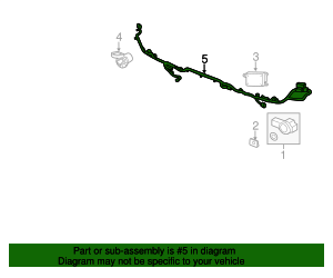 2015-2020 GM Rear Object Alarm Sensor Wiring Harness 23316326 | GM ...